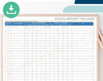 College Class Tracker - Etsy