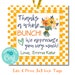 Floral Printable Thank You Tags - Thanks a Bunch Flower Design Gift ...