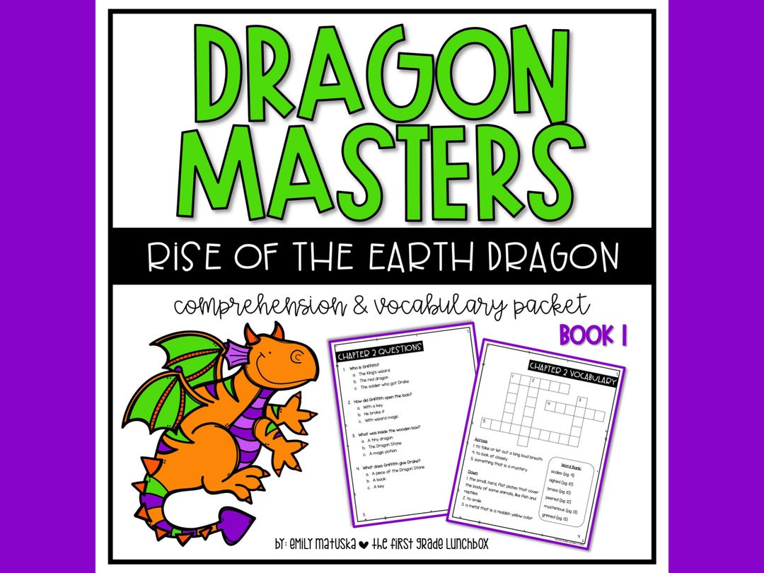 Dragon Masters: Rise of the Earth Dragon Book 1 | Novel Study ...