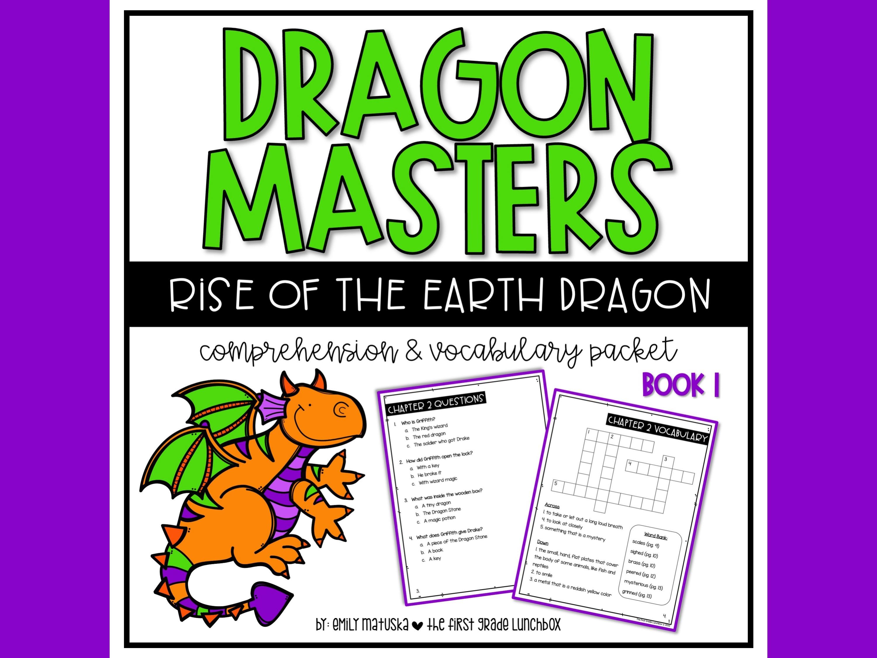 Dragon Masters: Rise of the Earth Dragon Book 1 | Novel Study ...
