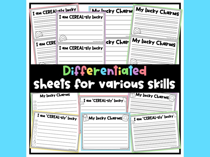 My Lucky Charms | A Writing Craft | St. Patrick's Day | March Writing ...