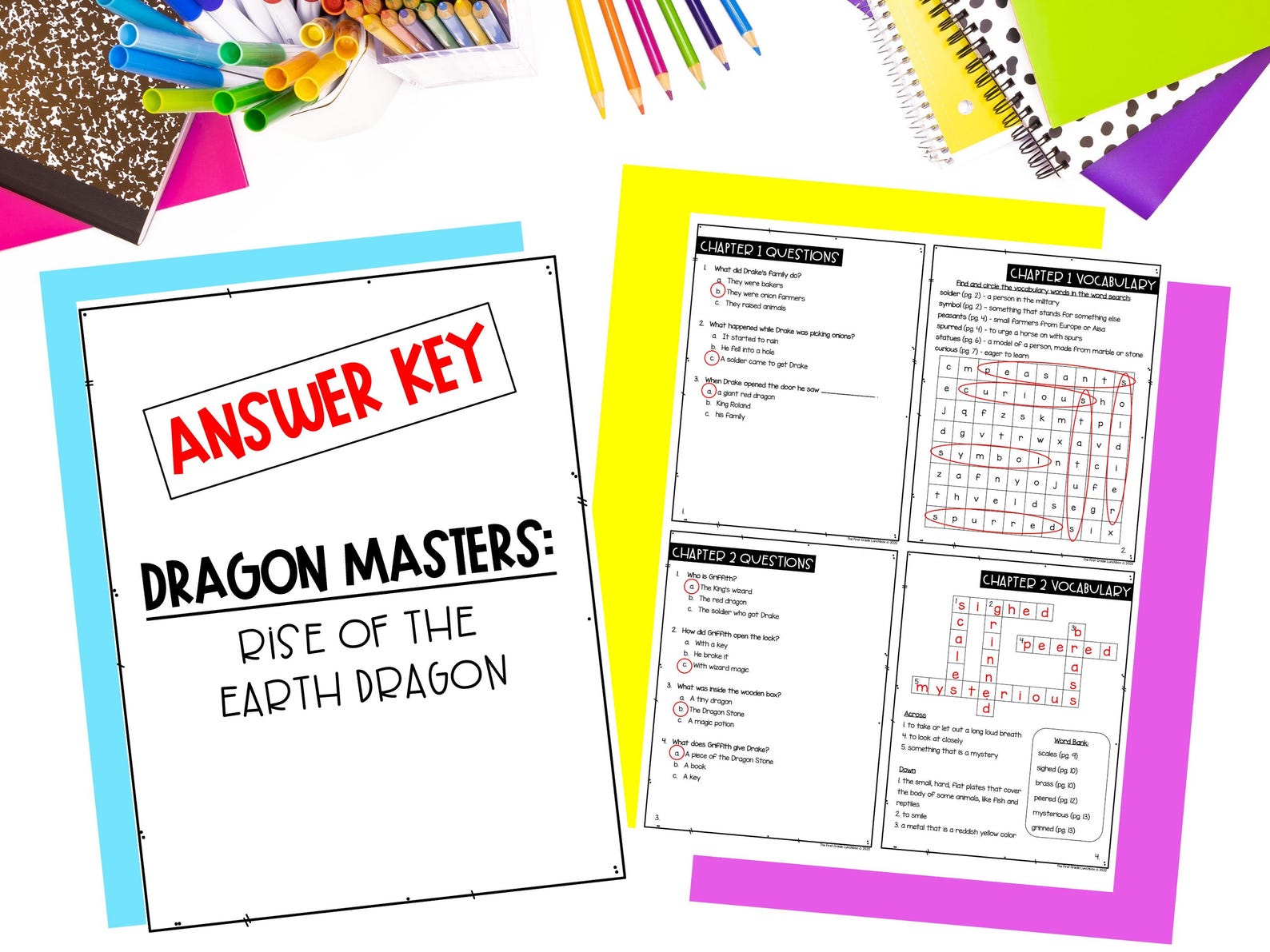 Dragon Masters: Rise of the Earth Dragon Book 1 | Novel Study ...