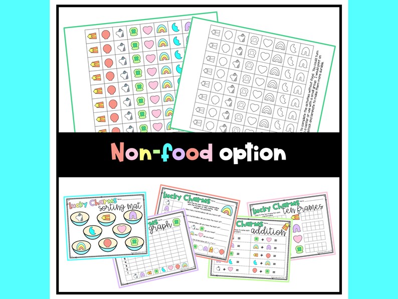 Lucky Charms Sort, Count, Graph Math Activity for St. Patrick's Day ...