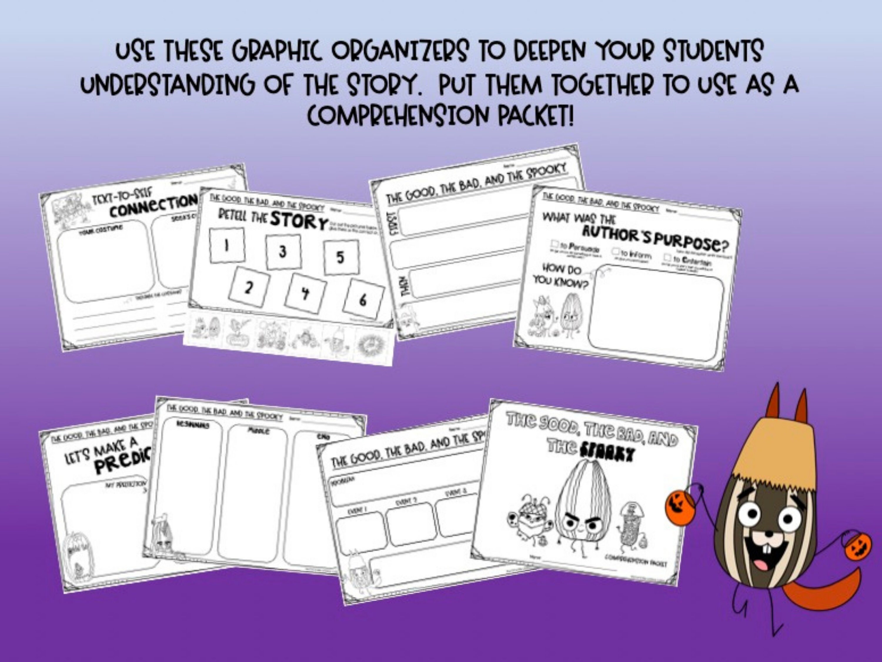 The Good, the Bad, & the Spooky: Book Activity / Craft / Writing ...