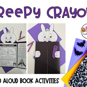 Creepy Crayon Read Aloud Activities for Kids, Reading Comprehension - Etsy