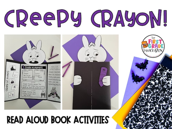 Creepy Crayon Read Aloud Activities for Kids Reading - Etsy