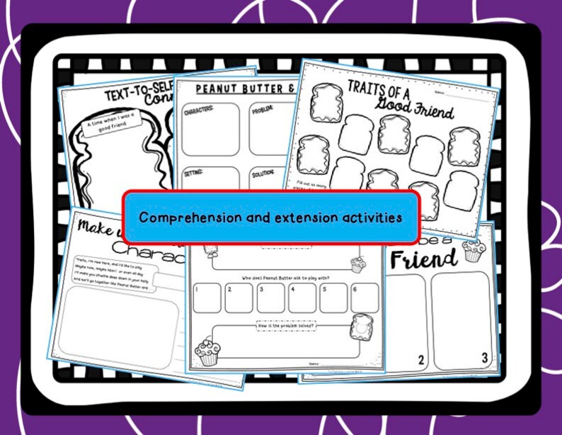 Peanut Butter and Cupcake: Book Activity / Craft / Homeschool / Writing ...