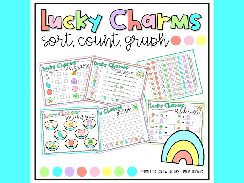 Lucky Charms Sort, Count, Graph Math Activity for St. Patrick's Day ...