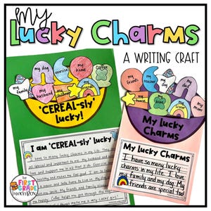 My Lucky Charms | A Writing Craft | St. Patrick's Day | March Writing ...