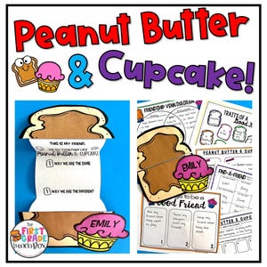 Peanut Butter and Cupcake: Book Activity / Craft / Homeschool / Writing ...