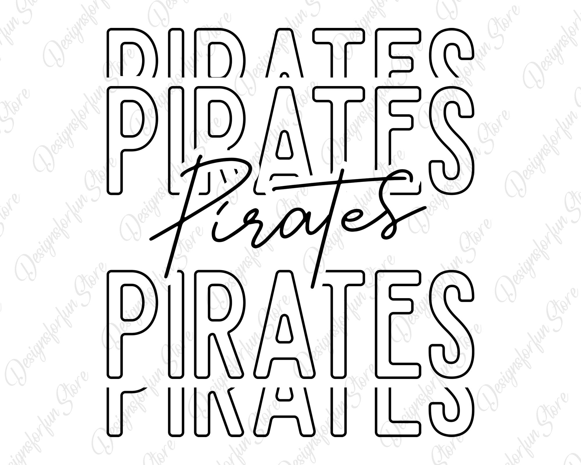 Pirates Svg Game Day Svg Team Mascot Svg Pirates Mascot - Etsy