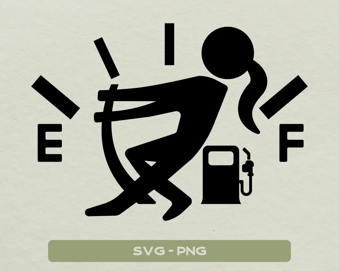 Gas Gauge Svg Funny Gas Tank Svg Gas Needle Svg Empty Gas - Etsy