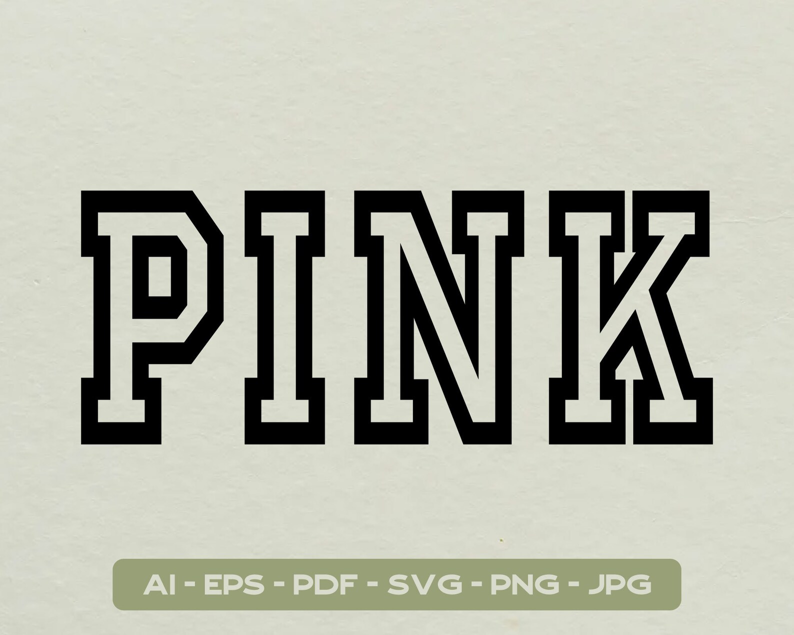 Vs Pink Svg Vs Pink Logo Svg Pink Logo Svg Digital - Etsy