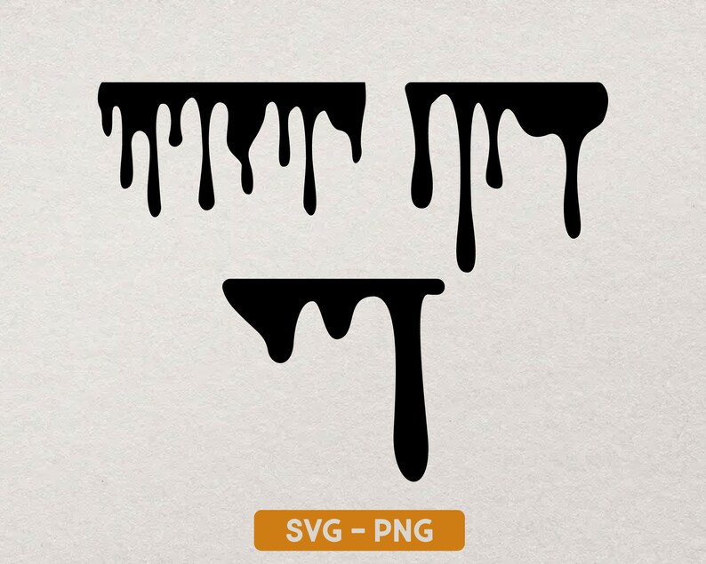 Dripping Borders Svg Dripping Svg Dripping Png Drippy Svg | Etsy
