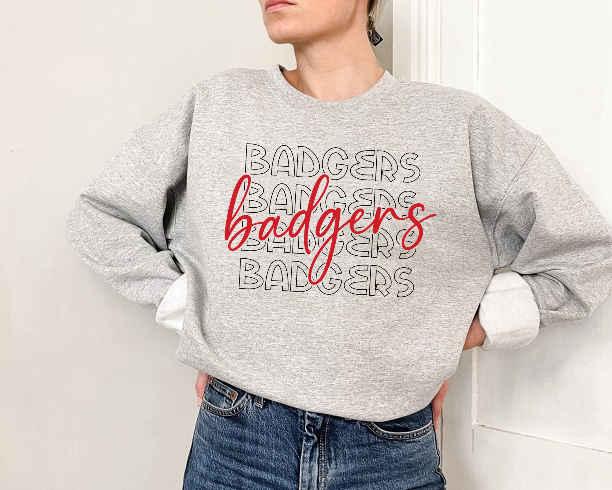 Badgers Svg Digital Download Game Day Svg Team Mascot Svg - Etsy