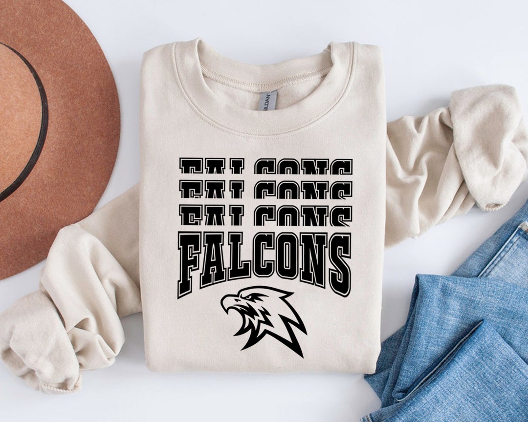 Falcons Stacked Mascot Svg, Digital Download, Team Mascot Svg, Falcons ...