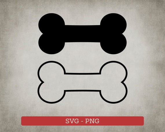 Dog Bone Svg Digital Download Dog Svg Silhouette Dog Bone | Etsy