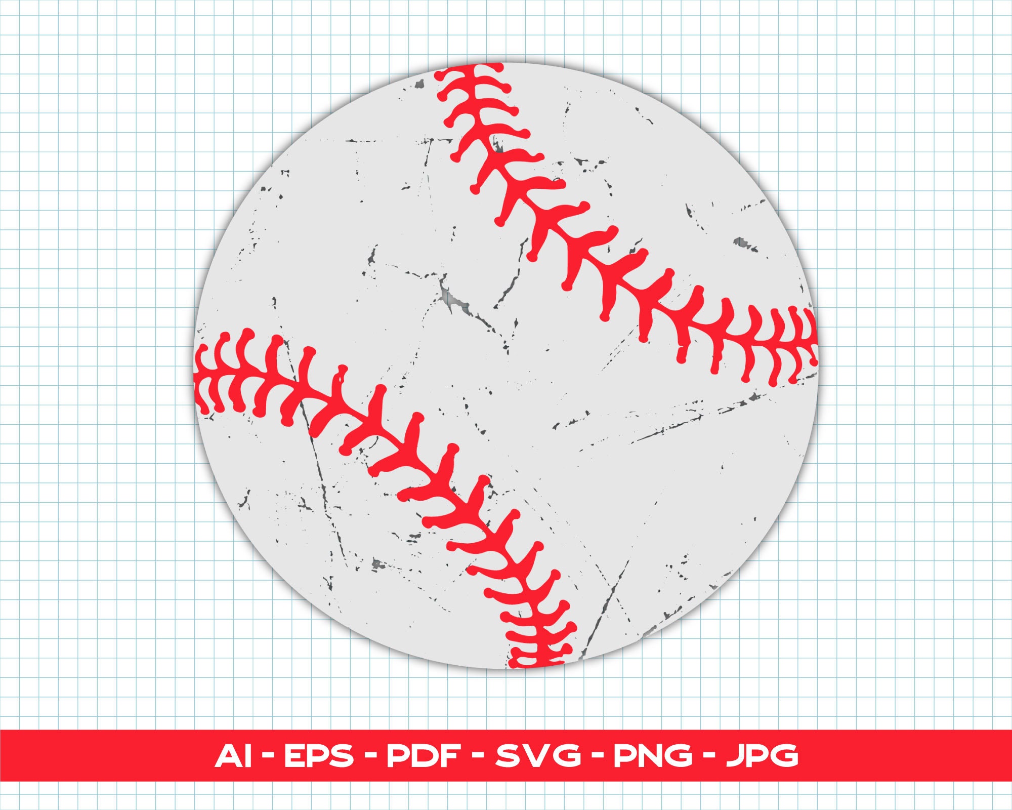 Grunge Baseball Svg Digital Download Grunge Softball Svg | Etsy