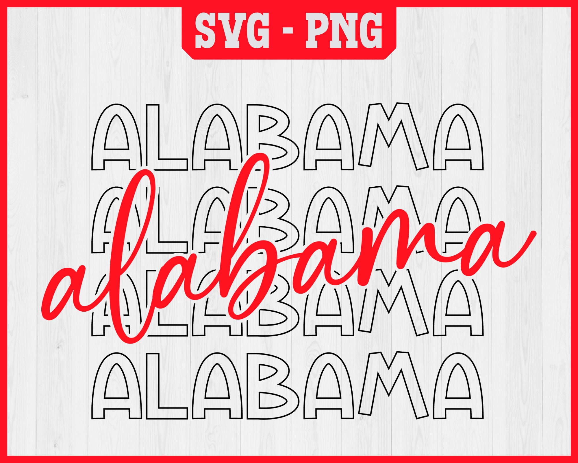 Alabama Svg Digital Download Game Day Svg Team Mascot Svg - Etsy