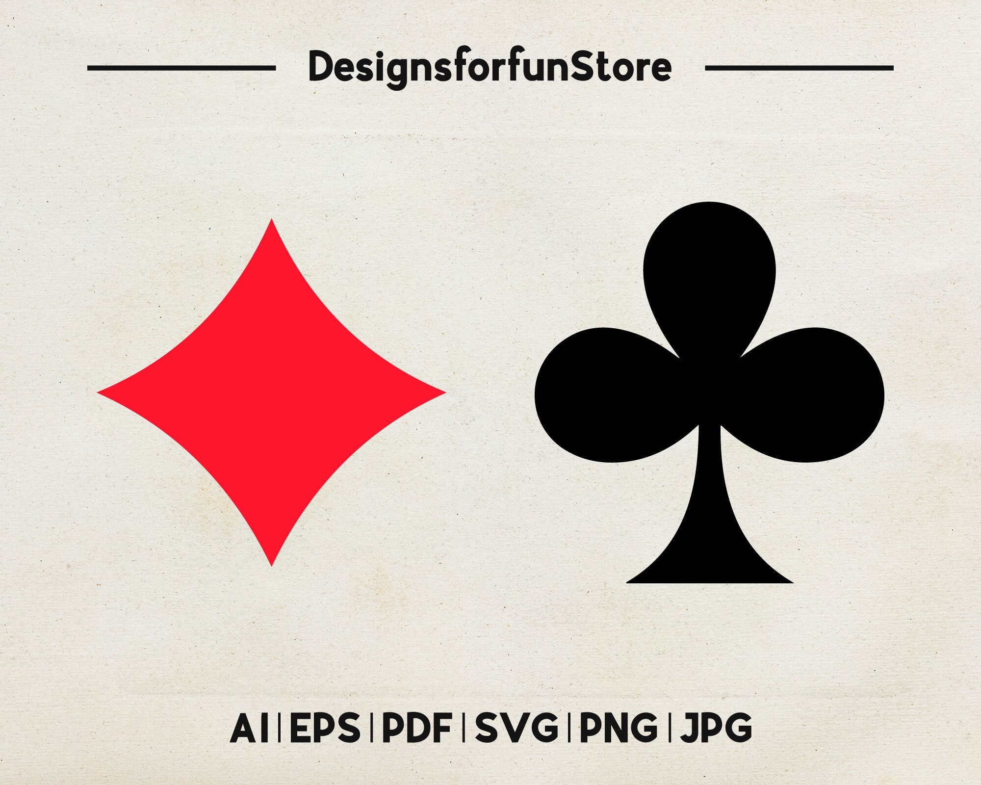Card Suits Svg Digital Download Playing Cards Svg Poker - Etsy