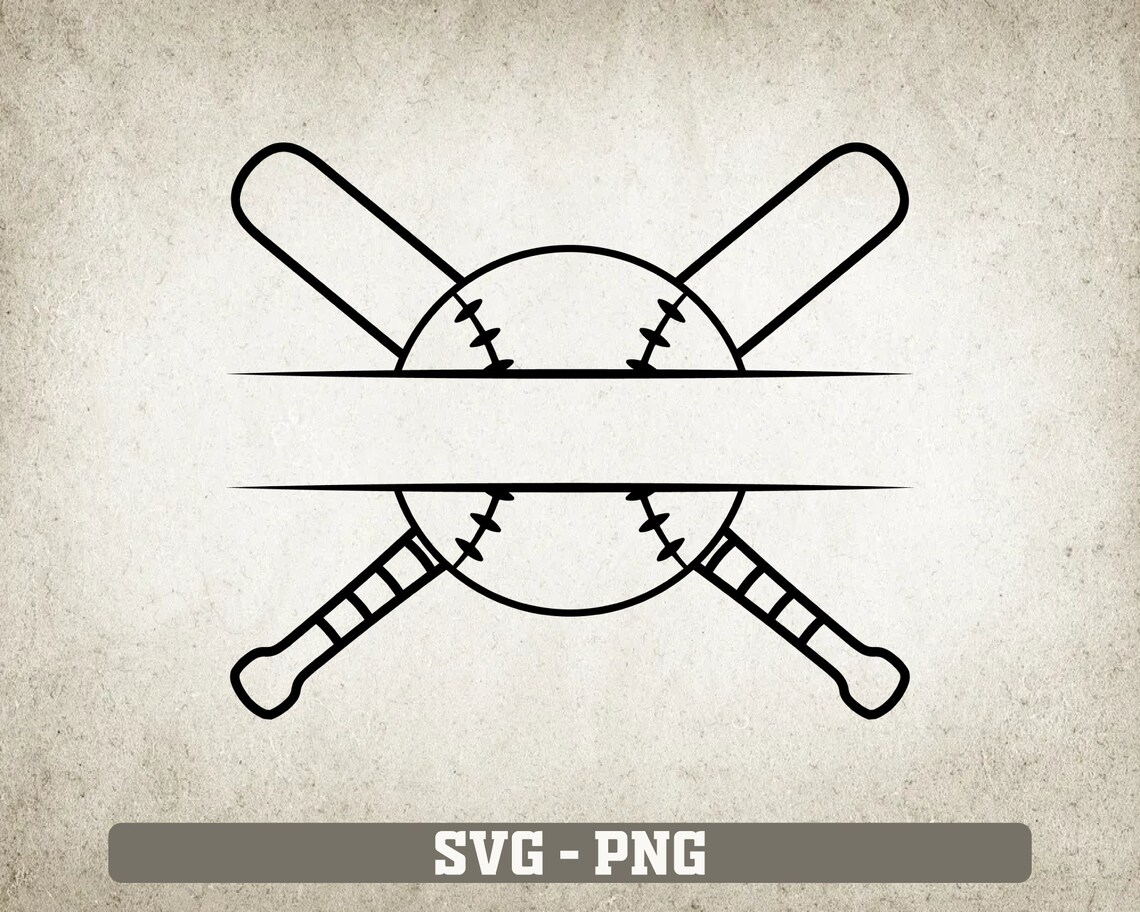 Baseball Svg Baseball Bat Svg Baseball Png Baseball Frame - Etsy