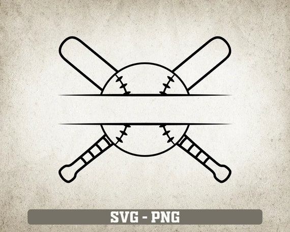Baseball Svg Baseball Bat Svg Baseball Png Baseball Frame - Etsy