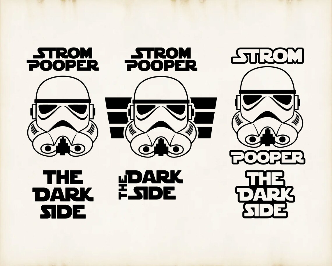 Storm Pooper Svg Storm Trooper Svg Star Space Death War Svg | Etsy