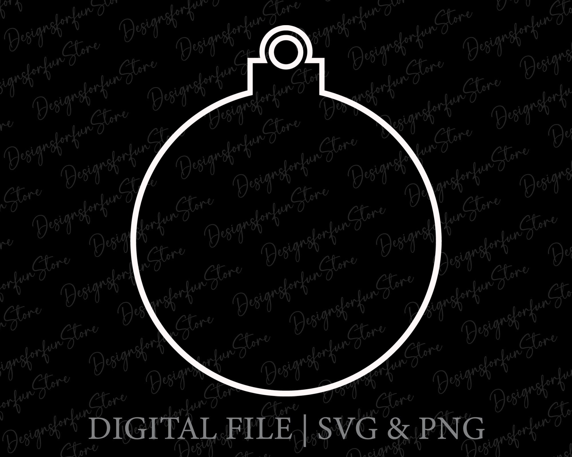 Christmas Ornament Svg Digital Download Ornament Svg - Etsy