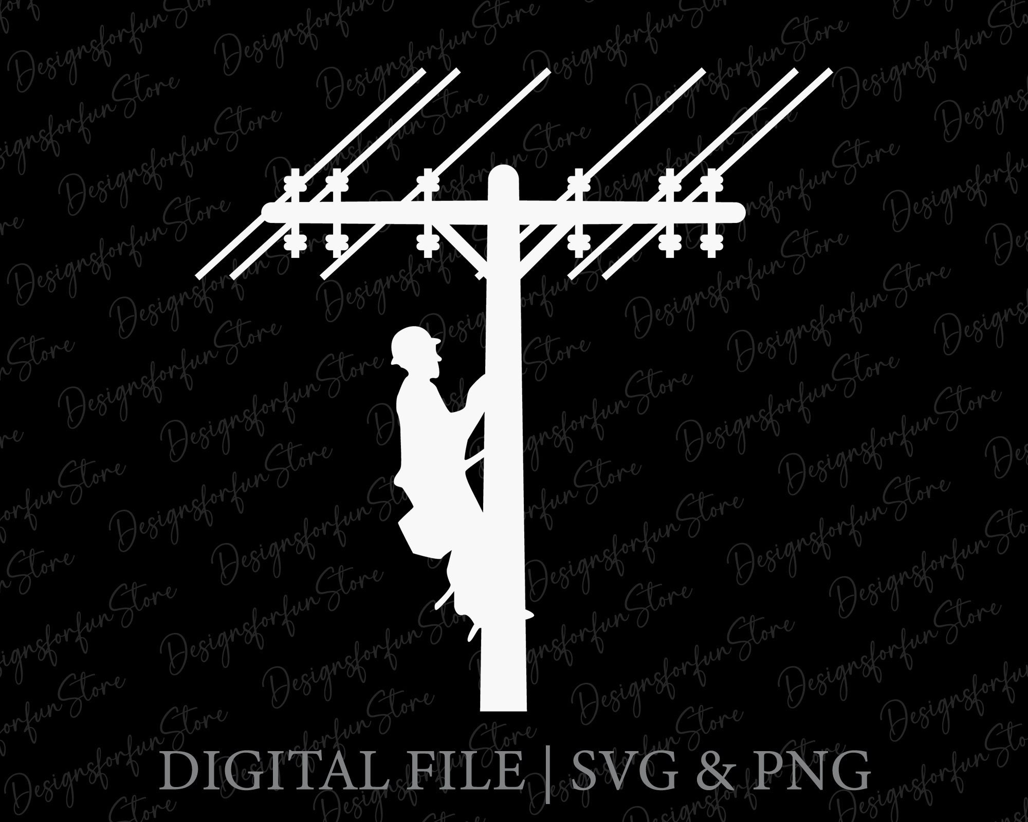 Lineman Electrician Svg Lineman Png Digital Download for - Etsy
