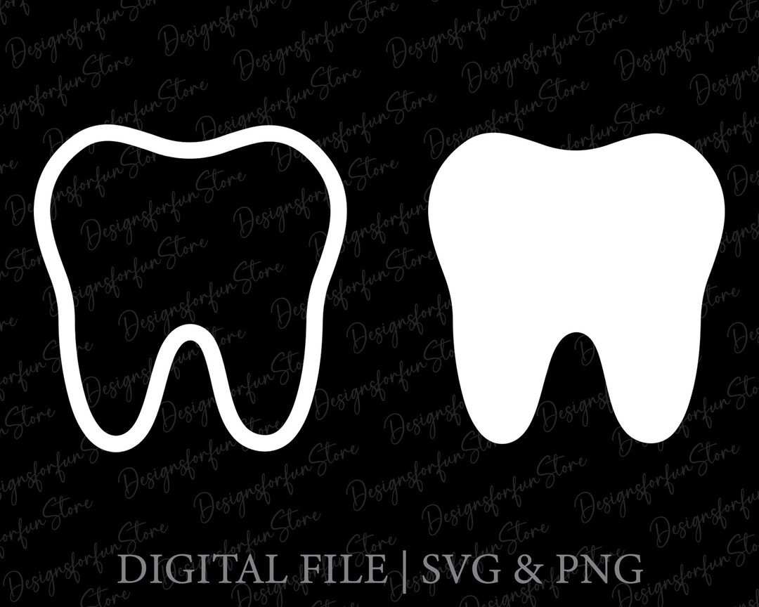 Tooth Svg, Descarga digital, Teeth Svg, Dentista Svg, Tooth Cut File ...