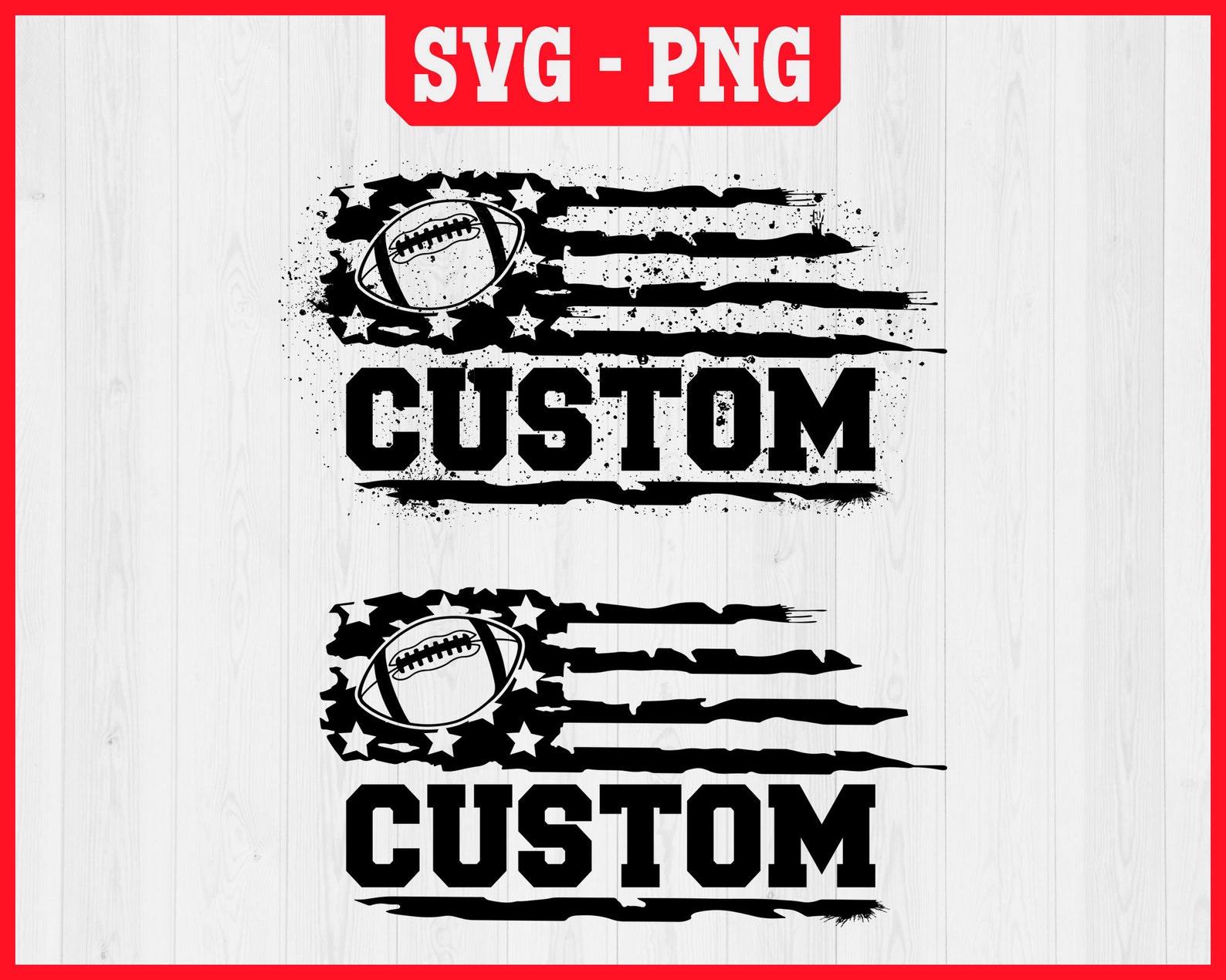 Custom Football Svg USA Flag SVG Custom Svg Game Day Svg - Etsy