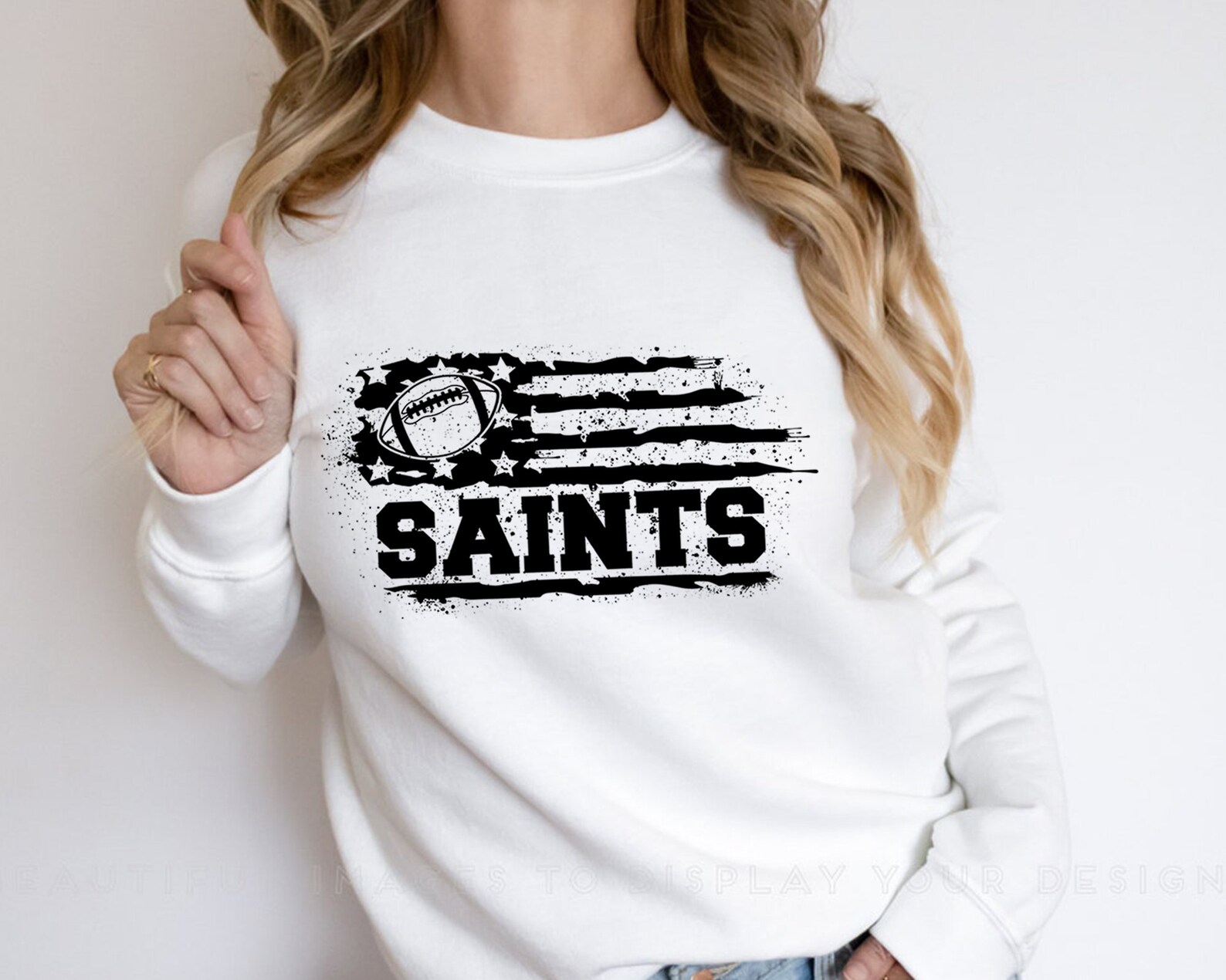 Saints Football Svg USA Flag SVG Saints Svg Game Day Svg - Etsy
