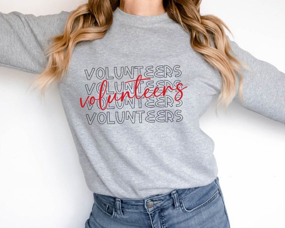 Volunteers Svg Digital Download Game Day Svg Team Mascot - Etsy