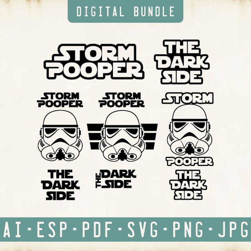 Storm Pooper Svg - Etsy