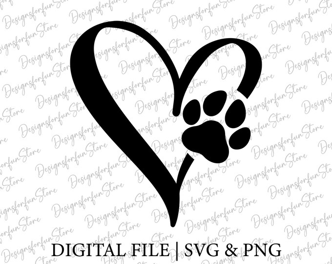 Dog Paws, Cat Paw Print SVG, Pet Paw Print Svg,love SVG Cat Paw Print ...
