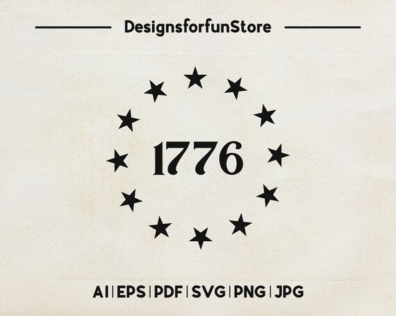 13 Stars Svg Betsy Ross Svg Digital Download 13 Star in | Etsy