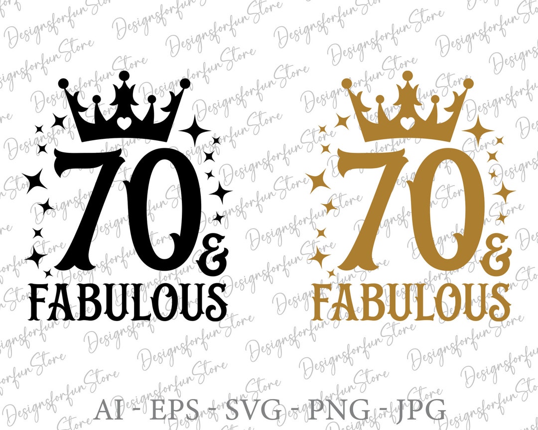 Seventy Birthday Svg, 70th Birthday Svg, 70th Birthday, Birthday Svg ...