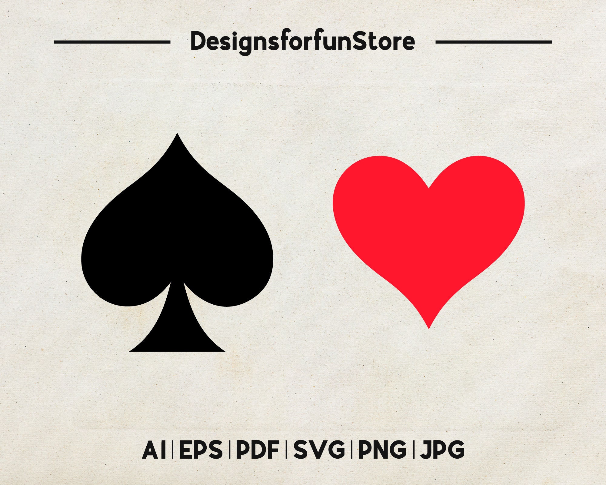 Card Suits Svg Digital Download Playing Cards Svg Poker - Etsy