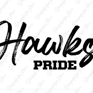 Hawks Pride Svg, Digital Download, Team Mascot Svg, Hawks Svg, Game Day ...
