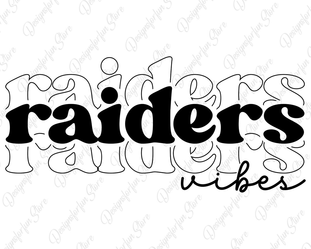 Raiders Vibes Png, Raiders Tshirt, Game Day Png, School Spirit Svg ...