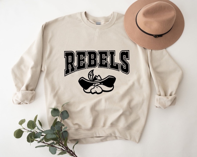 Rebels Mascot Svg Digital Download Team Mascot Svg Rebels - Etsy