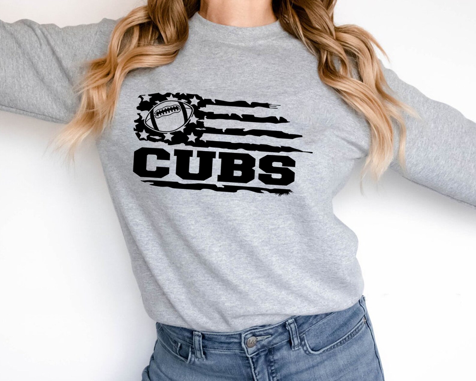 Cubs Football Svg, USA Flag SVG, Cubs Svg, Game Day Svg, Football SVG ...