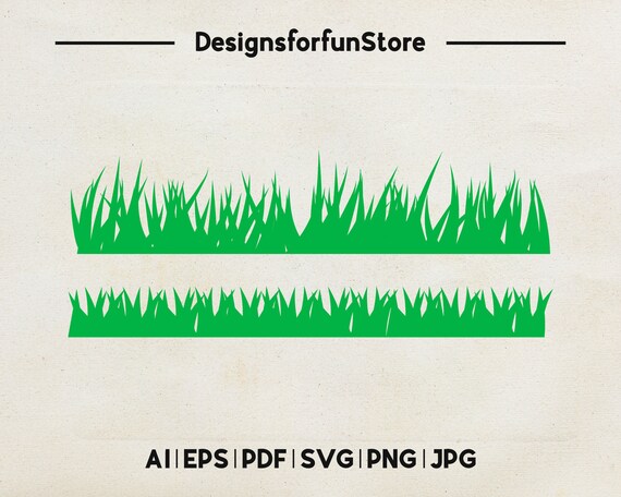 Grass Svg Digital Download Green Grass Svg Grass Border | Etsy