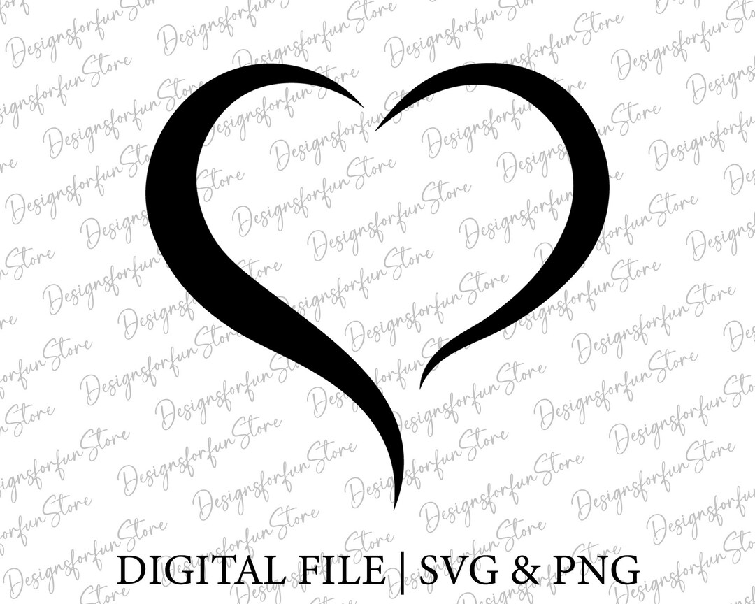 Open Heart Svg, Heart Frame Svg, Heart Svg, Heart Shape Svg, Open Heart ...