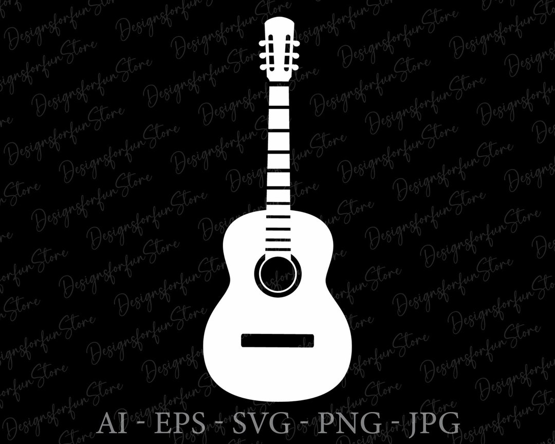 Acoustic Guitar Svg, Digital File, Guitar Svg, Digital Download, Guitar ...
