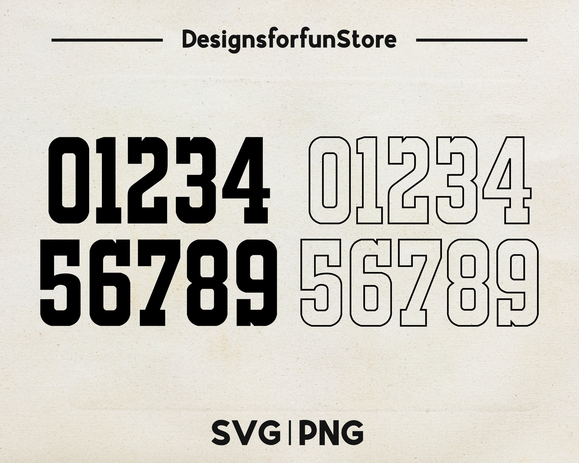 Sport Numbers Svg Digital Download Sport Jersey Svg Numbers - Etsy