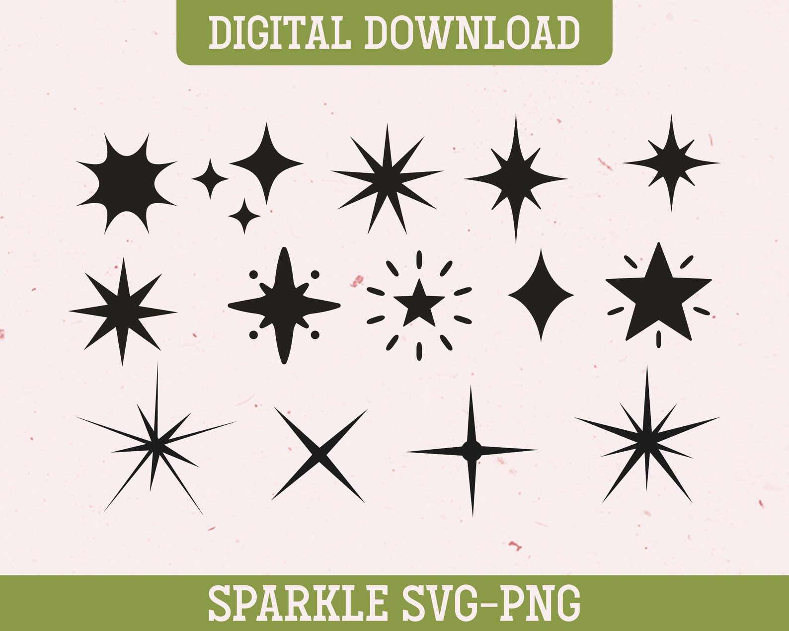 Sparkle Stars Svg Star Bundle Svg Sparkle Png Sparkle Svg - Etsy