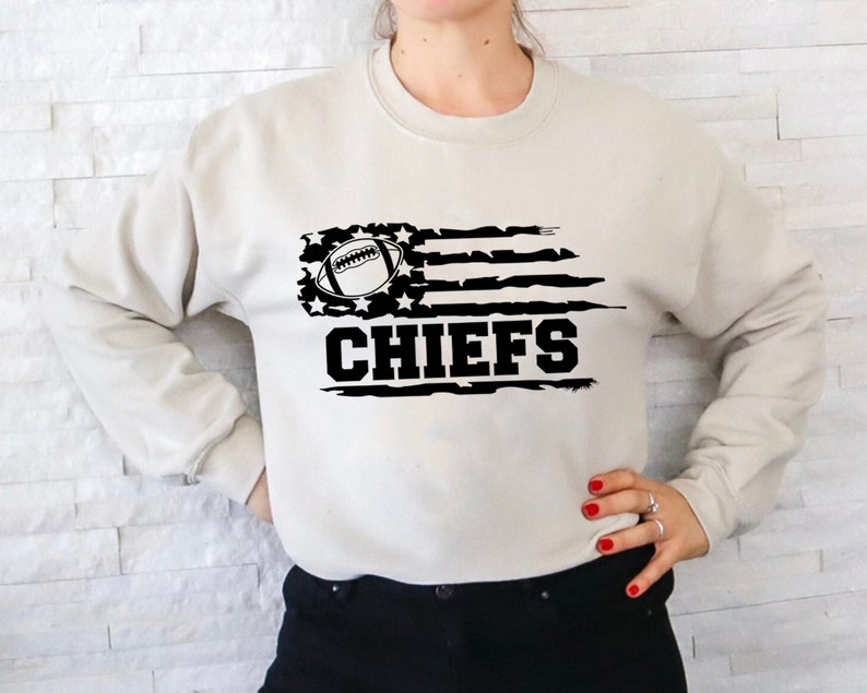 Chiefs Football Svg, USA Flag SVG, Chiefs Svg, Game Day Svg, Football ...