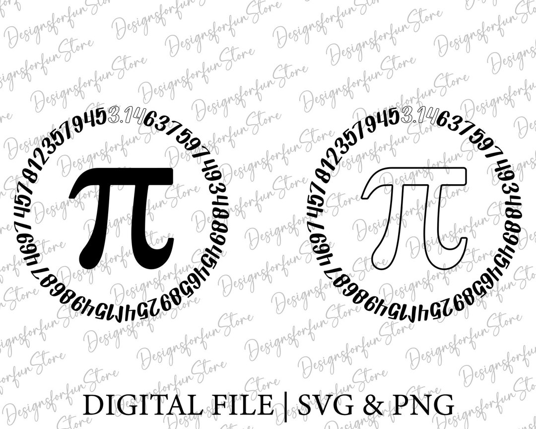Pi Day Svg, Math Svg, Pi Day Svg for Teacher, Math Png, Pi Symbol Svg ...