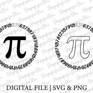 Pi Day Svg, Math Svg, Pi Day Svg for Teacher, Math Png, Pi Symbol Svg ...